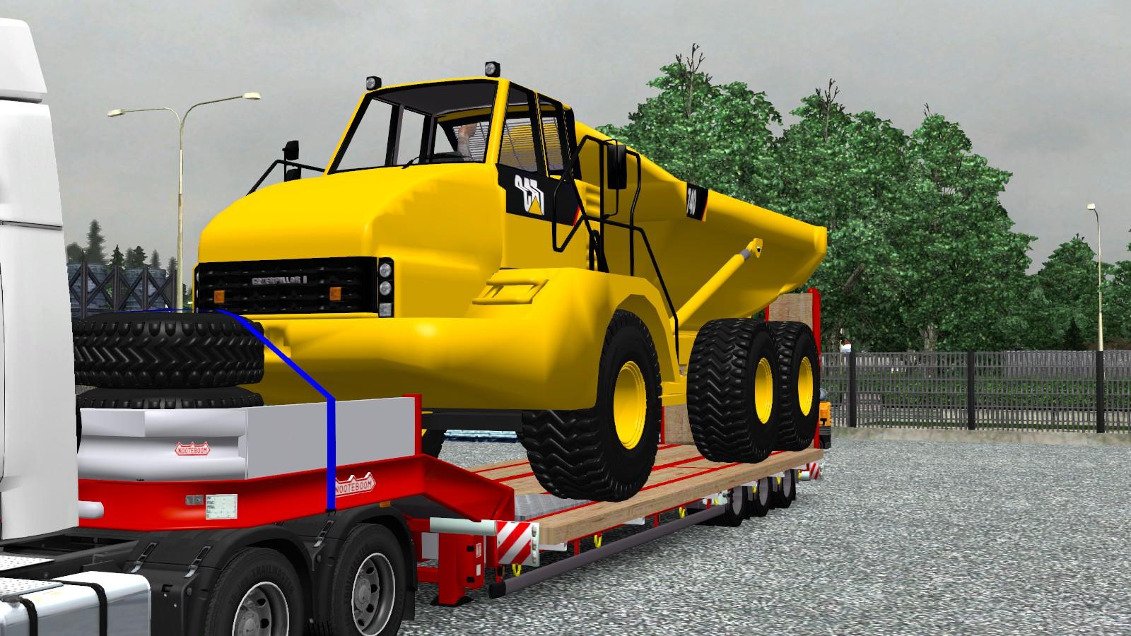 Cat 740 Trailer ETS2 Mods Euro Truck Simulator 2 Mods ETS2 Trucks